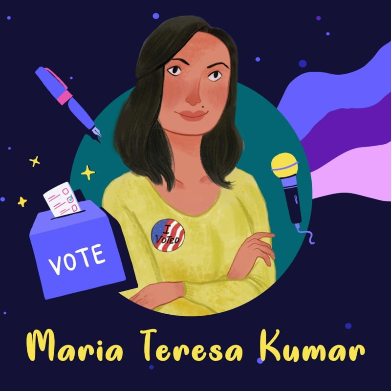Maria Teresa Kumar: Voicing Your Dreams from Rebel Girls Podcast ...