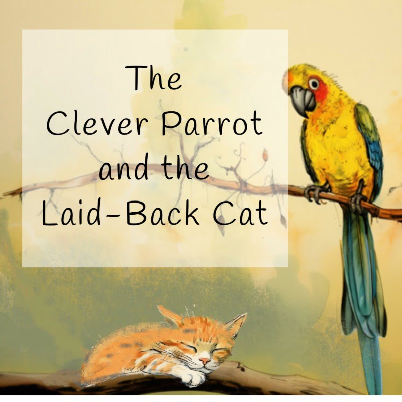 The Clever Parrot and the Laid-Back Cat from Storynory | Children's Podcast
