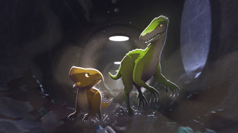 Dilong vs Aquilops from Dino Dome | Children's Podcast