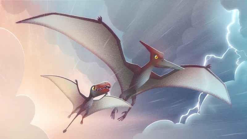 Pteranodon vs Dimorphodon from Dino Dome | Children's Podcast